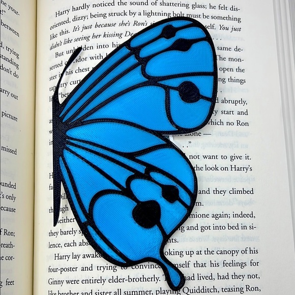 Handmade | Accents | Blue Butterfly 3d Printed Bookmark | Poshmark